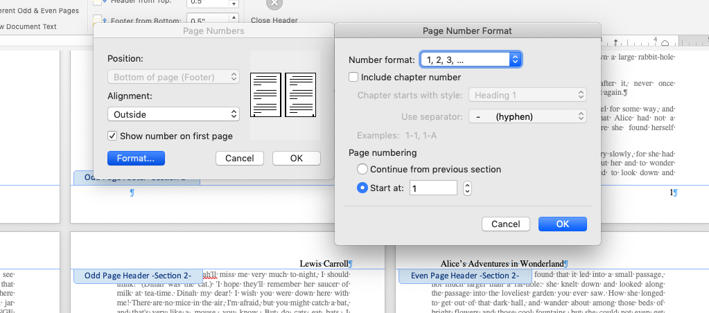 4 Steps to Perfect Page Numbering In Microsoft Word